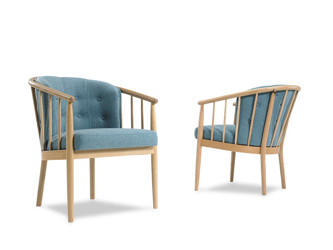 Scandi Armchair - Blue – Hayche (H Furniture Ltd)