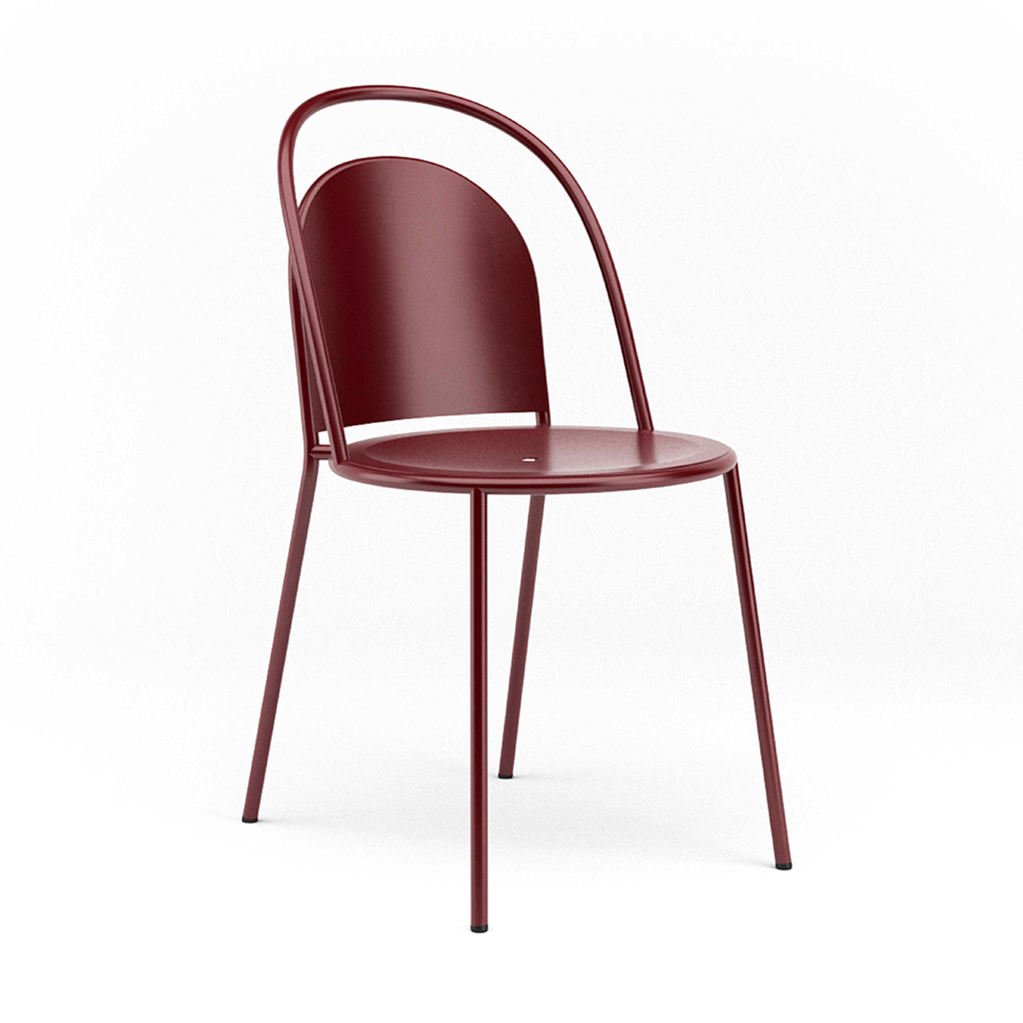 Dune Outdoor Red Stacking Chair - Red Metal | PaulinePlusLuis | Hayche ...