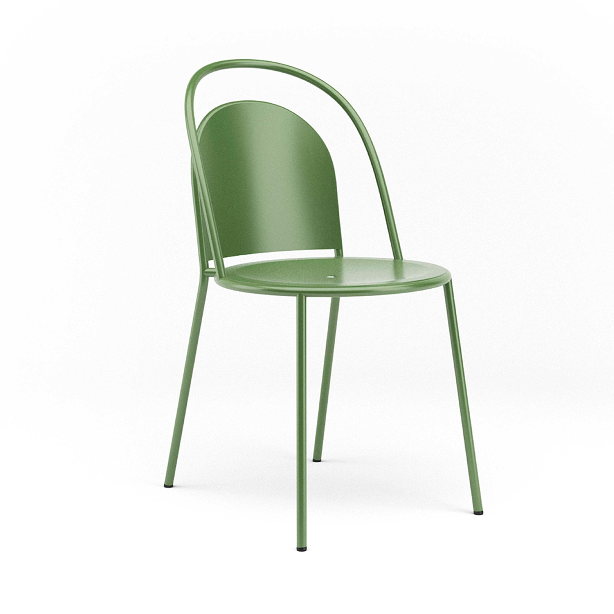 Dune Outdoor Green Stacking Chair - Green Metal | Hayche – Hayche (H ...