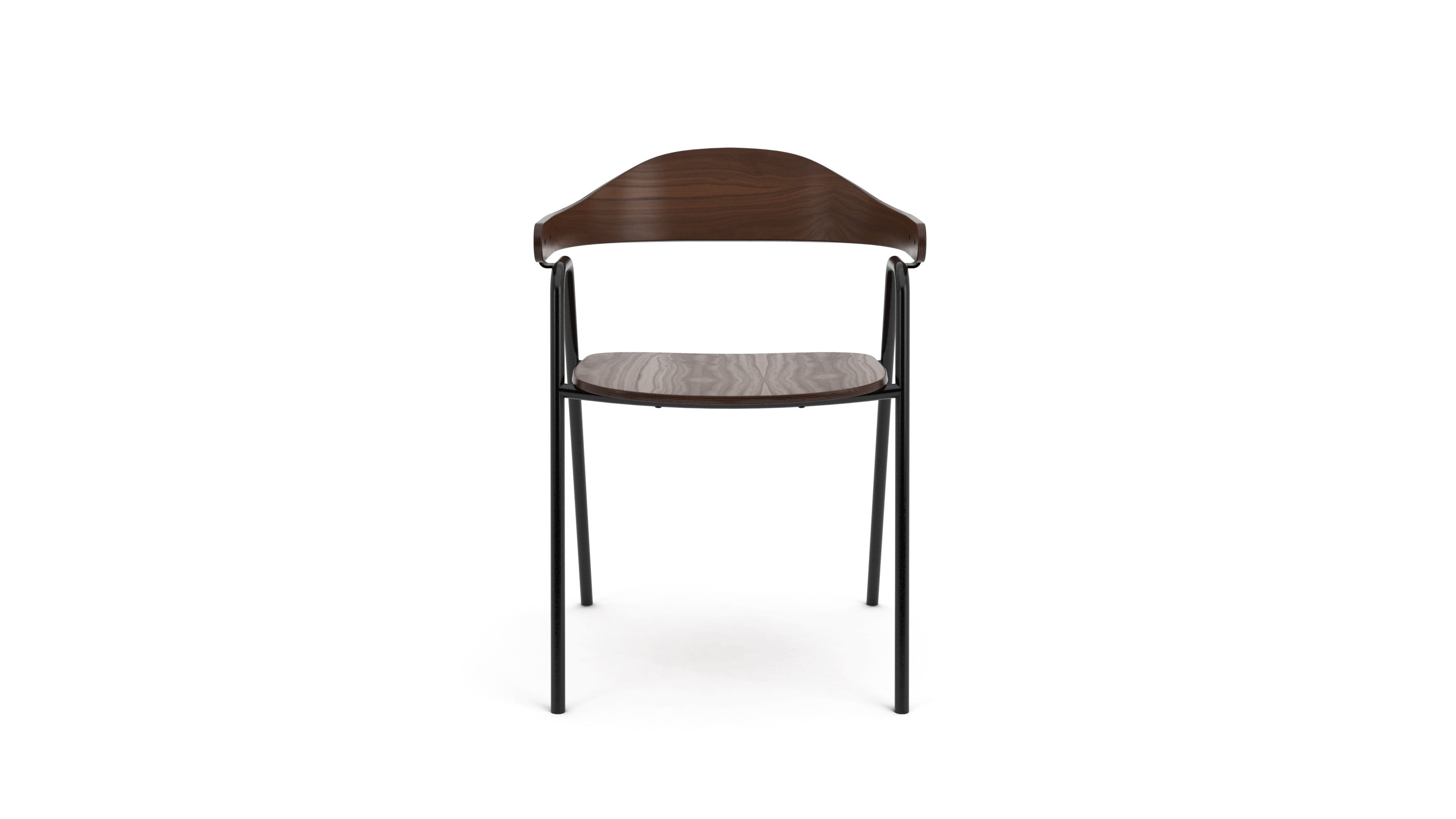 Otto Armchair |Walnut & Black | Modern Contract Furniture | Hayche ...